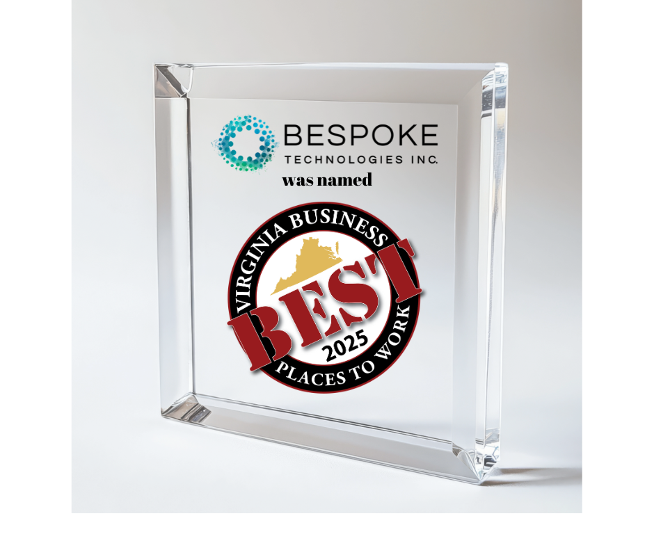 Bespoke Named Best Places to Work in VA! | Bespoke Technologies, Inc.